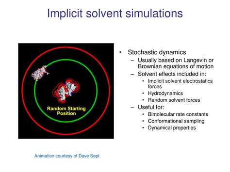 Ppt Implicit Solvent Simulations Powerpoint Presentation Free