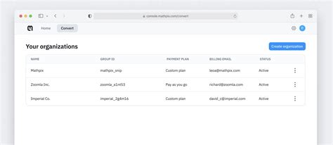 Convert Api User Guide Creating An Api Key