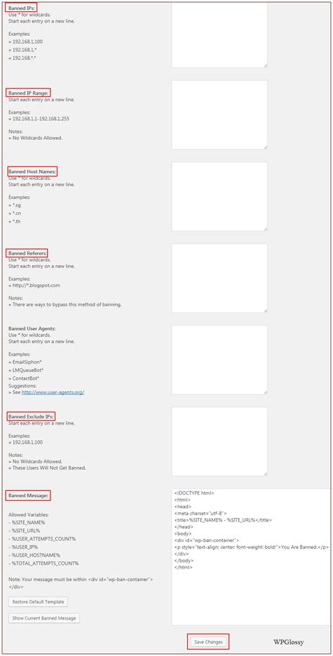 best ways for executing wordpress block ip addresses