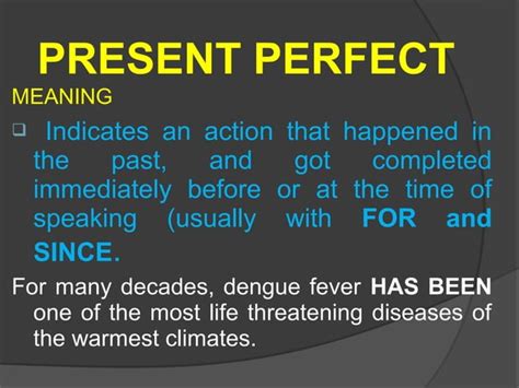 Tense And Aspect Clt Framework Ppt