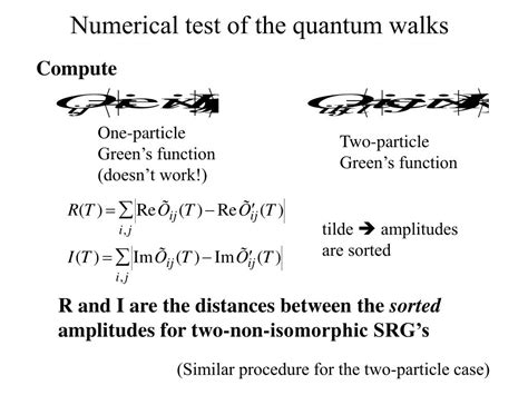 Ppt Quantum Random Walks Of Interacting Particles And The Graph Isomorphism Problem Powerpoint