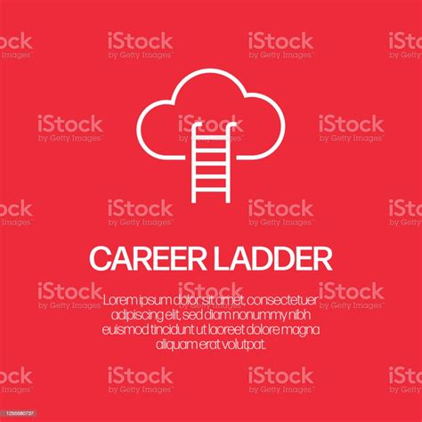 커리어 래더 라인 아이콘 윤곽 벡터 기호 일러스트레이션 0명에 대한 스톡 벡터 아트 및 기타 이미지 0명 개념 객실 있음 Istock