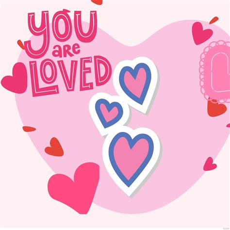 Pink Love Background In Eps Illustrator  Png Svg Download