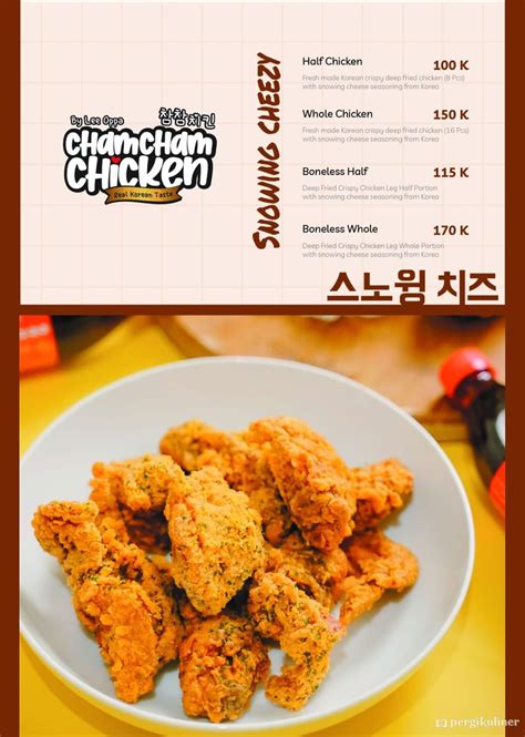 Selalu Diperbarui Menu Cham Cham Chicken Dukuh Pakis Surabaya