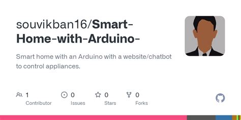 Github Souvikban Smart Home With Arduino Smart Home With An Arduino With A Website Chatbot
