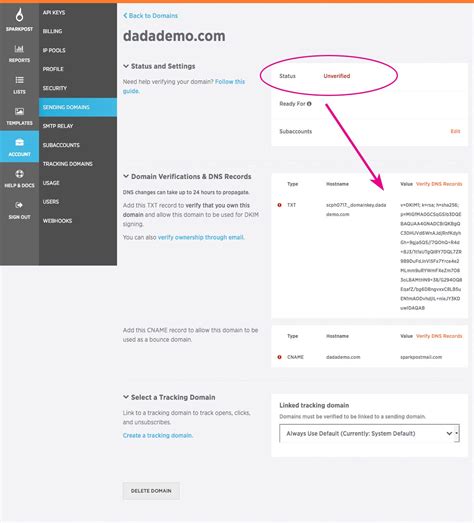 Getting Started With Sparkpost Email Delivery Service And Dada Mail