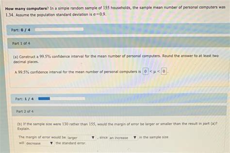 Solved How Many Computers In A Simple Random Sample Of 155