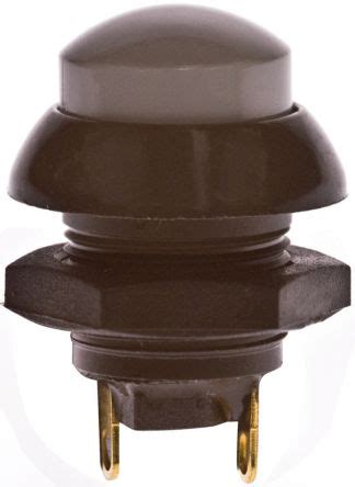 P W Single Pole Double Throw SPDT Momentary Push Button Switch IP Panel Mount RS