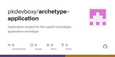 Github Pkdevboxy Archetype Application Application Project For The Vaadin Archetype