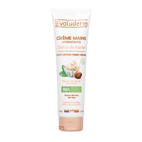 ევოლუდერმი ხელის კრემი შიას ზეთი 150მლ ავერსი