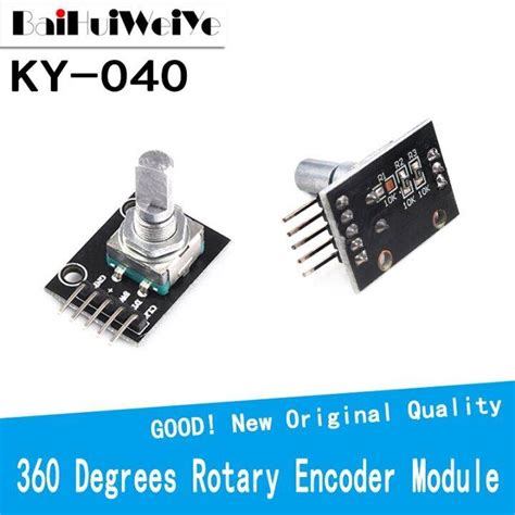 Ky 040 360 Degrees Rotary Encoder Module For Arduino Brick Sensor