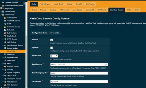Hashicorp Secrets Config Source Payara Community Documentation
