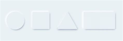 모바일 앱 및 웹 사이트 인터페이스를 위한 호형성 디자인 Ui 요소의 벡터 집합입니다 개체 그룹에 대한 스톡 벡터 아트 및 기타