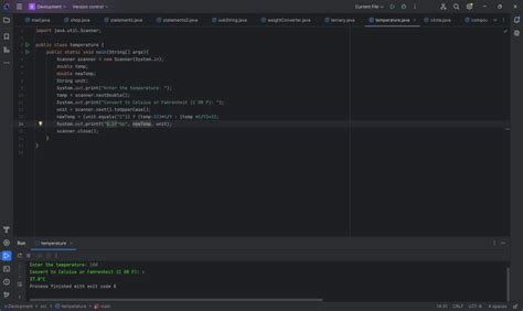 excited to share my temperature converter project built in java asad