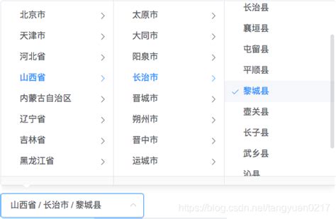 Vueelementui 省区市三级联动详细地址信息输入vue3中省市区三级联动后将选中的值带入输入框中 Csdn博客