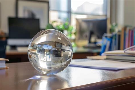 Plexiglass On The Conference Room Background Premium Ai Generated Image