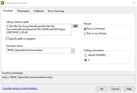 Solved Error Code 1097 While Calling C Dll Ni Community