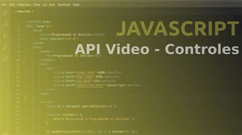 Curso Javascript Api Video Controles Youtube
