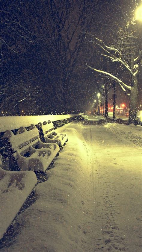 大雪纷飞 风景手机动态壁纸 风景手机壁纸下载 元气壁纸