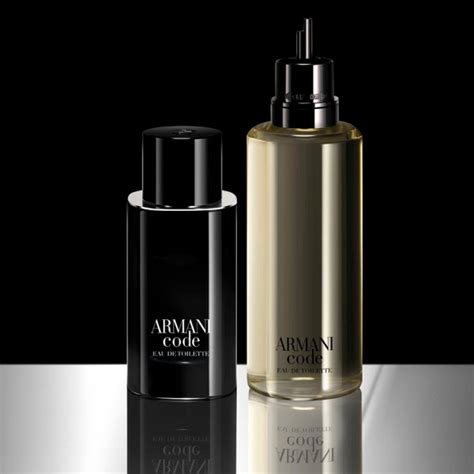 Code Men Eau De Toilette Rechargeable Armani Sabina