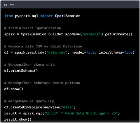 Cara Menggunakan Pyspark Untuk Big Data Processing