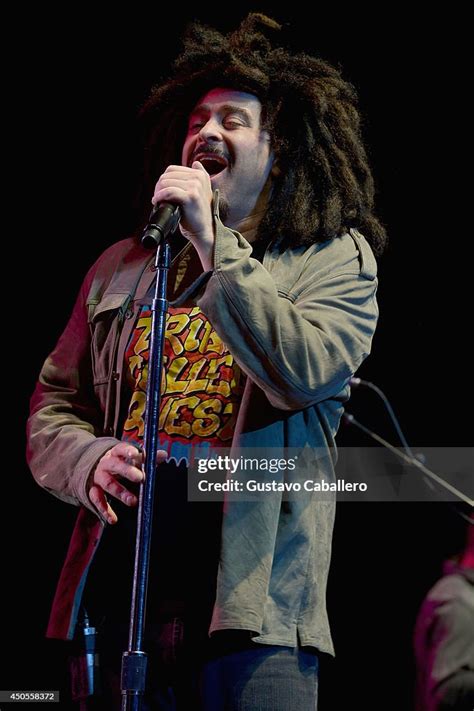Lead Singer Adam Duritz Of Counting Crows Performs At Hard Rock Live