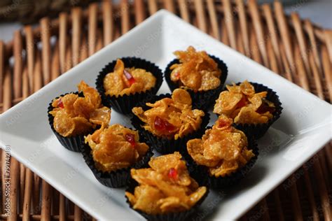 Honey Cornflakes Cornflakes Madu A Popular Cookies In Malaysia During