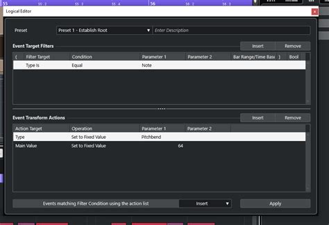 midi logical editor select last edited note cubase steinberg forums