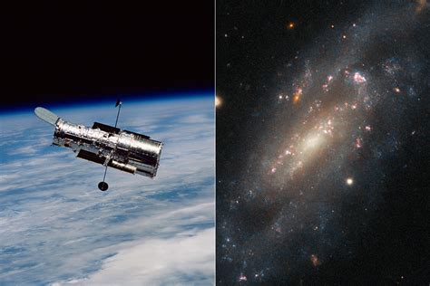 Hubble Space Telescope Observes Shimmering Spiral Galaxy 184 Million
