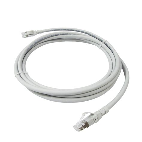 Patch Cord U FTP Cat 6A LSZH De 3m Gris Kroton