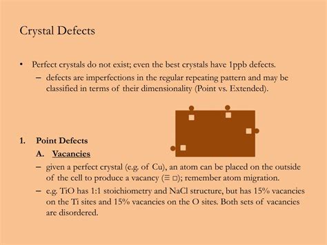 Ppt Crystal Defects Powerpoint Presentation Free Download Id 389281