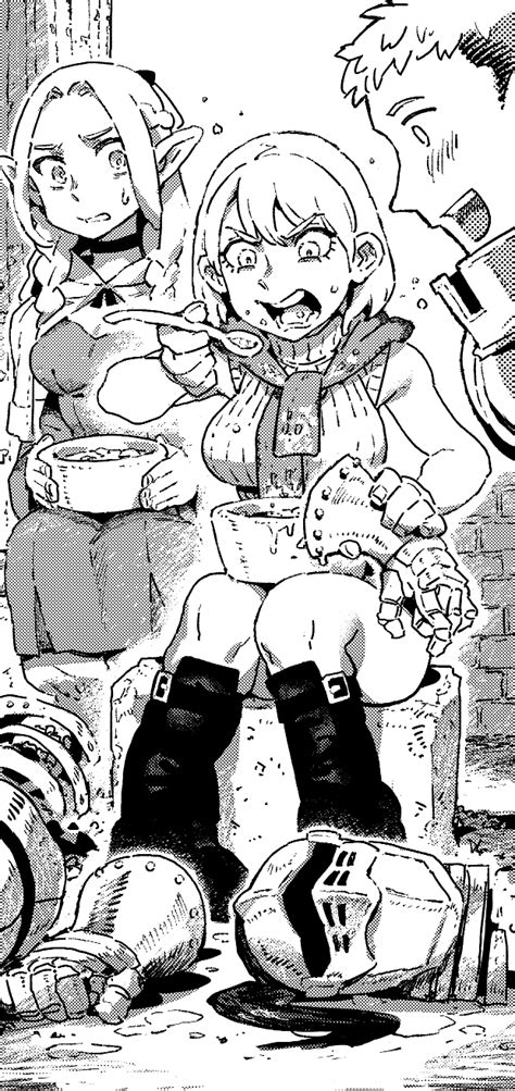 Marcille Donato Laios Touden Ashley Graham And Living Armor Monogatari And More Drawn By