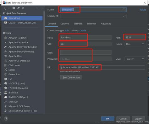 使用idea自带database连接使用oracleidea Database Oracle Csdn博客 使用idea自带database连接使用oracleidea Database Oracle Csdn博客