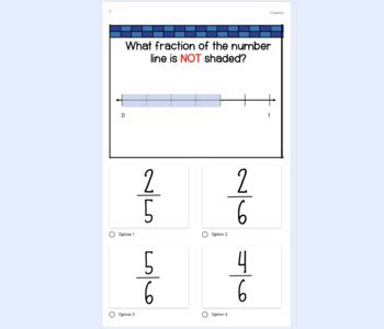 Fractions Google Forms Distance Learning By Emma Balansay Emmazing Teacher