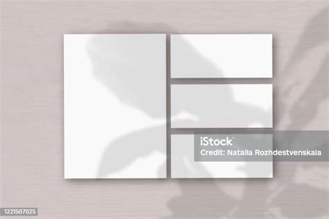 분홍색 벽의 배경에 흰색 질감 종이의 여러 수평 및 수직 시트 자연광은 행복의 나무에서 그림자를 투사합니다 플랫 레이 상단 보기 0명에 대한 스톡 벡터 아트 및 기타 이미지