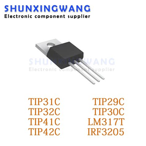 10pcs Tip31c Tip32c Tip41c Tip42c Transistor To 220 To220 Tip31 Tip32 Tip41 Tip42 Tip29c Tip30c