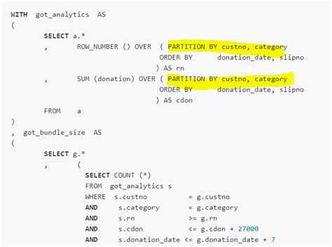 Case Statement Usage In Partition By Oracle Forums