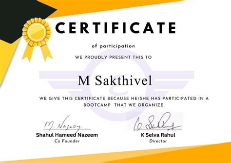 Sakthivel M On Linkedin I Completed A Javascript Bootcamp And It Was Really Helpful For Learning