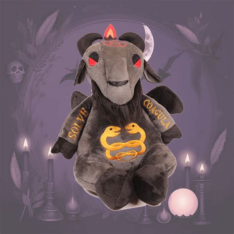 9 25 Plush Baphomet Embroidered Sasquatch Clothing Company