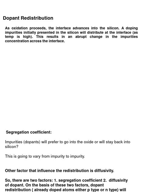 Oxidation Part 2 Pdf Doping Semiconductor Silicon