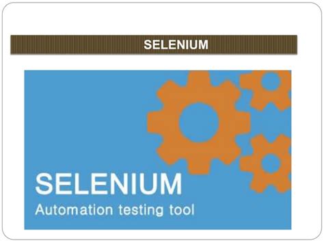 Selenium Ppt