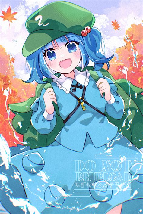 Katsuragi Atori Kawashiro Nitori Touhou Highres 1girl D Autumn