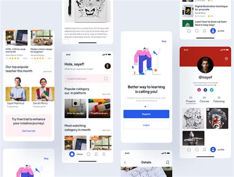 EduCo E Learning App UI Kit Design Anything