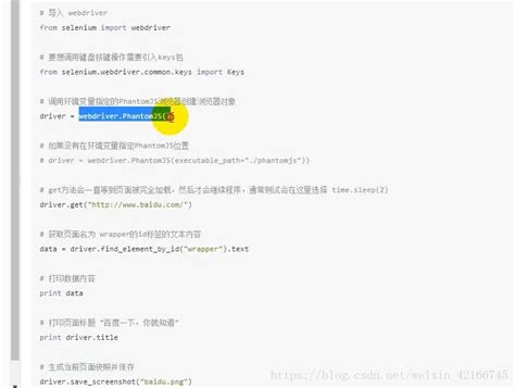 自动化测试工具：selenium 无头浏览器：phantomjs自动化测试无头浏览器 Csdn博客