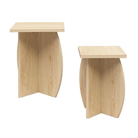 Novogratz Voler Pedestal Nesting Tables Wayfair