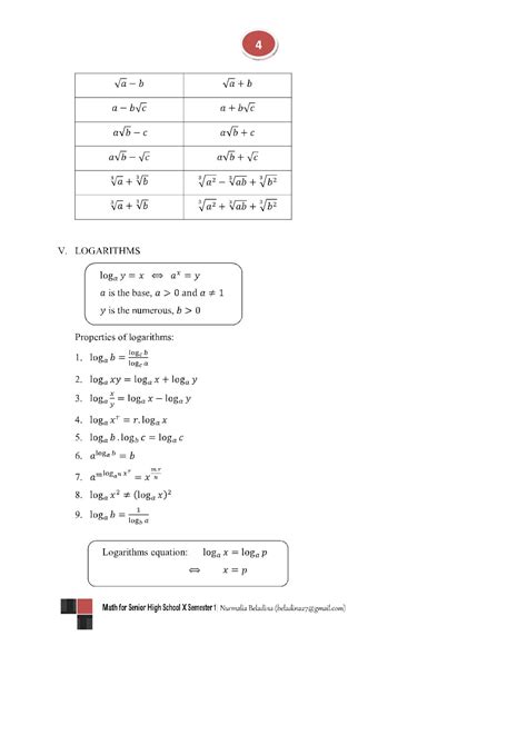 Beladina27 Exponents And Logarithms