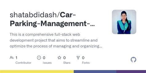 Github Shatabdidashcar Parking Management System This Is A