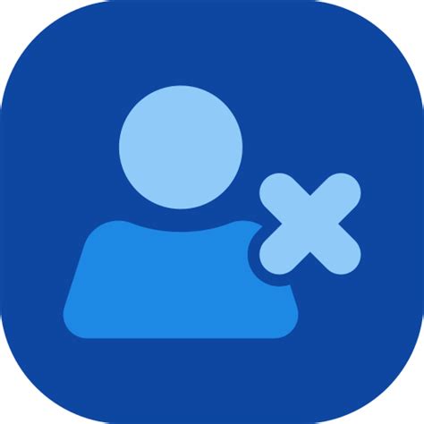 Delete User Generic Color Fill Icon