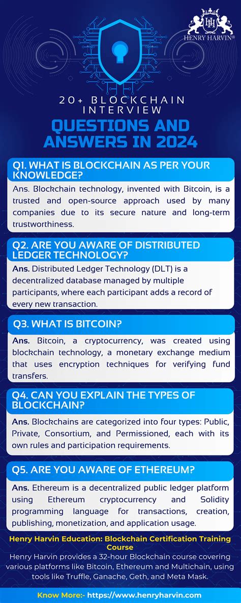 20 Blockchain Interview Questions And Answers In 2024 Pdf