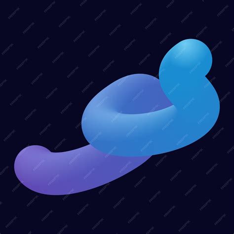 3d 추상 다채로운 트위스트 액체 모양 크리 에이 티브 디자인 요소 배너 배경 포스터에 대 한 벡터 현대 그라디언트 모양 요소